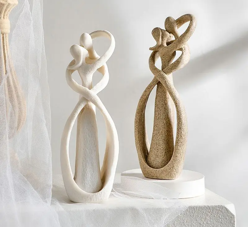 Infinity Embrace – Abstract Sculpture of Eternal Love — Zenido UK